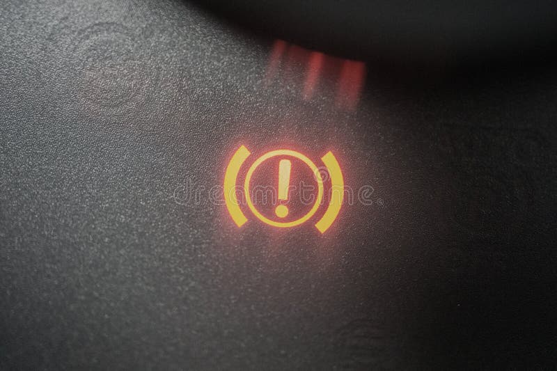 Handbrake warning lights. stock image. Image of black - 153959371