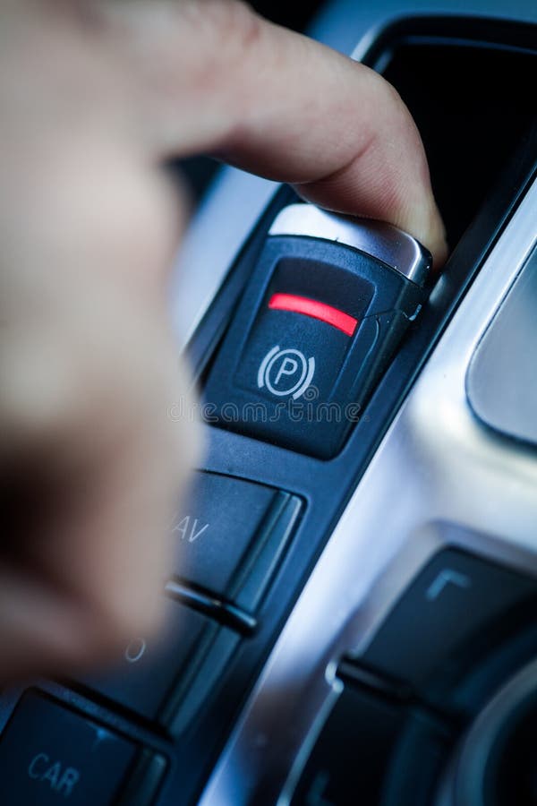 AutoHandbremse stockfoto. Bild von parken, sicherheit - 79204586