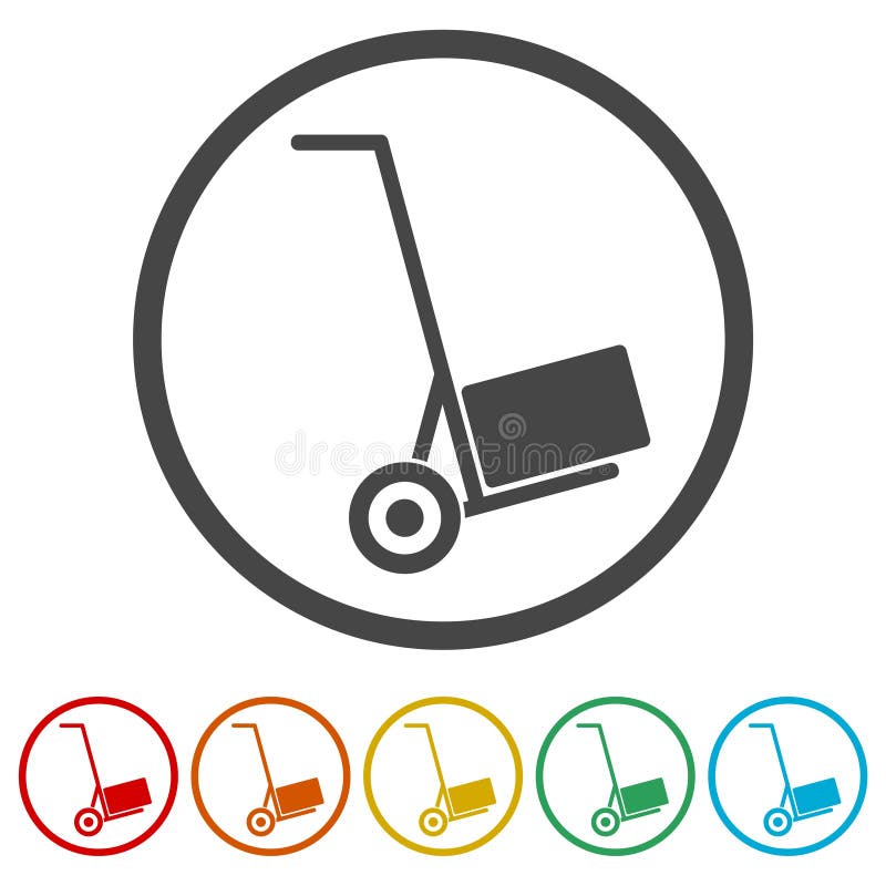 Handcart Icon Stock Illustrations – 1,342 Handcart Icon Stock ...