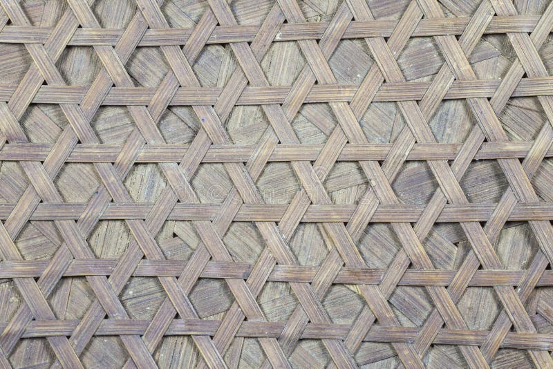Handcraft of Bamboo Weave Pattern Stock Photo - Image of abstract ...