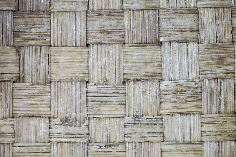 Handcraft of Bamboo Weave Pattern Stock Image - Image of abstract ...