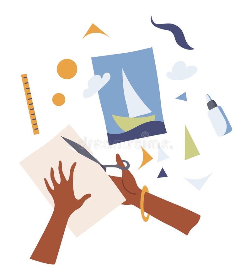 Hands Making Diy Crafts Stock Illustrations – 58 Hands Making Diy ...