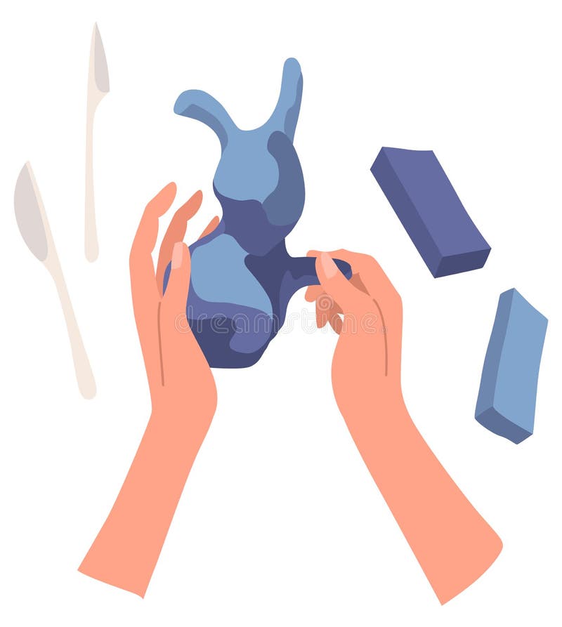 Hands Making Diy Crafts Stock Illustrations – 58 Hands Making Diy ...