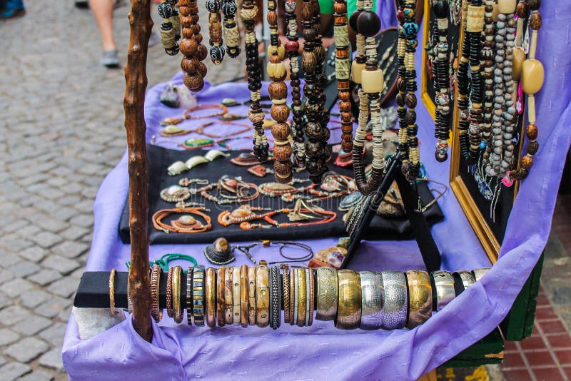 Handcraft Jewelery Accesory Colourful Jewelry Stock Photo - Image of ...