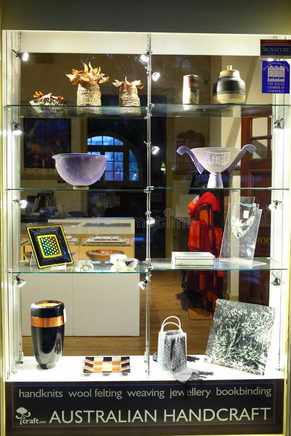 Australian Handcraft Store Window Display Editorial Stock Image - Image ...