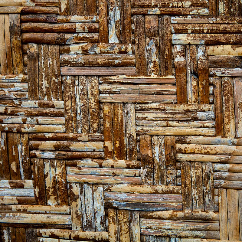 Handcraft Weave Texture Natural Wicker Stock Image - Image of design ...