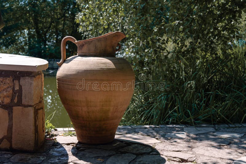 A Handcrafted Clay Jug Embodying the Timeless Traditions of Ceramics ...