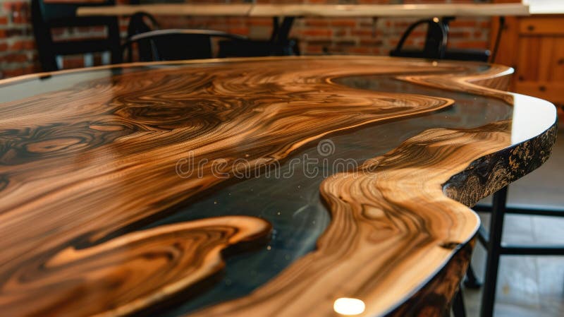 Handcrafted Epoxy River Table Showcases Unique Design and Craftsmanship ...