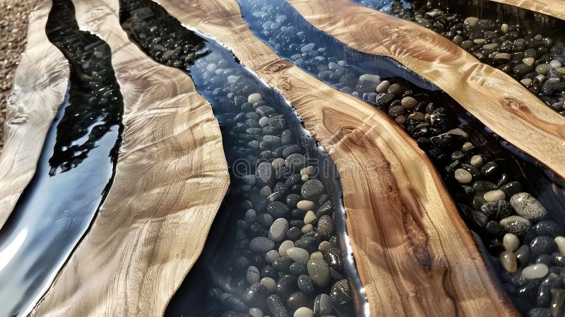 Handcrafted Epoxy River Table Showcases Unique Design and Craftsmanship ...