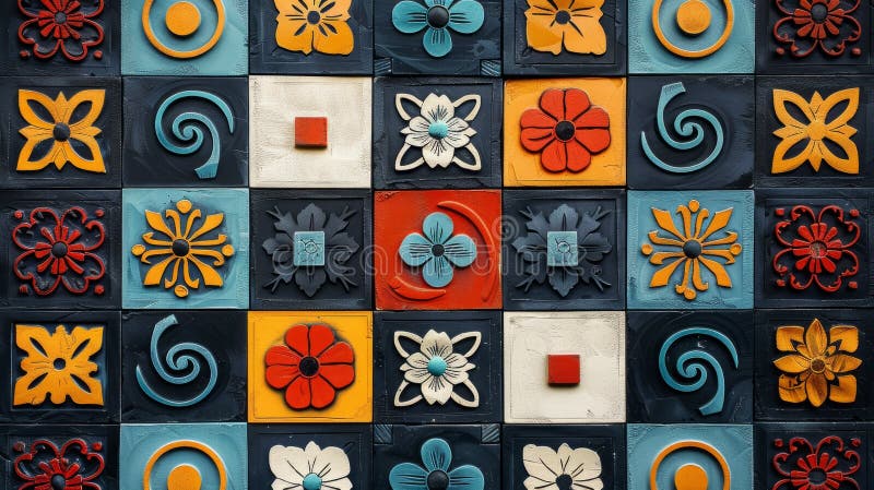Handcrafted Greek Inspired Tiles Featuring Vibrant Colors and Intricate ...