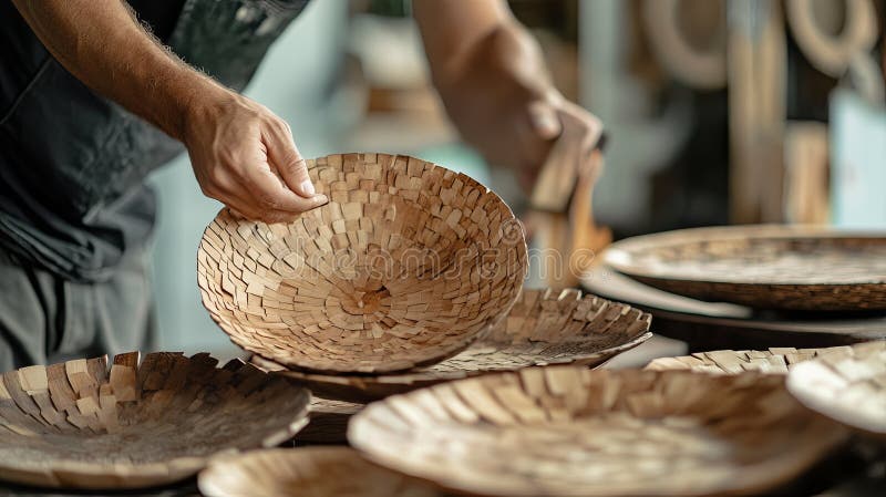 Handcrafted Items Made from Sustainable Materials. Stock Photo - Image ...