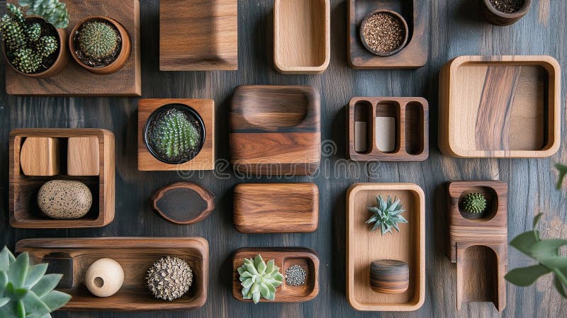 Handcrafted Items Made from Sustainable Materials. Stock Image - Image ...