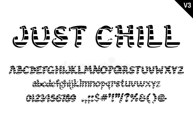 Chill Letters Stock Illustrations – 146 Chill Letters Stock ...