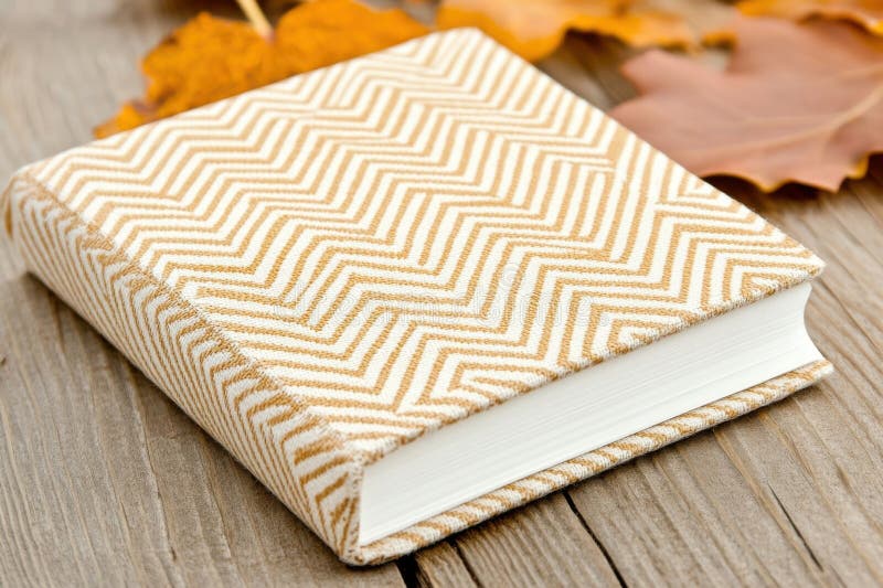 Handcrafted Notebook Featuring Minimalist Japanese Wave Patterns on a ...