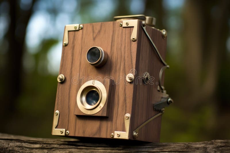 Handcrafted Pinhole Camera with Film Loaded Stock Illustration ...