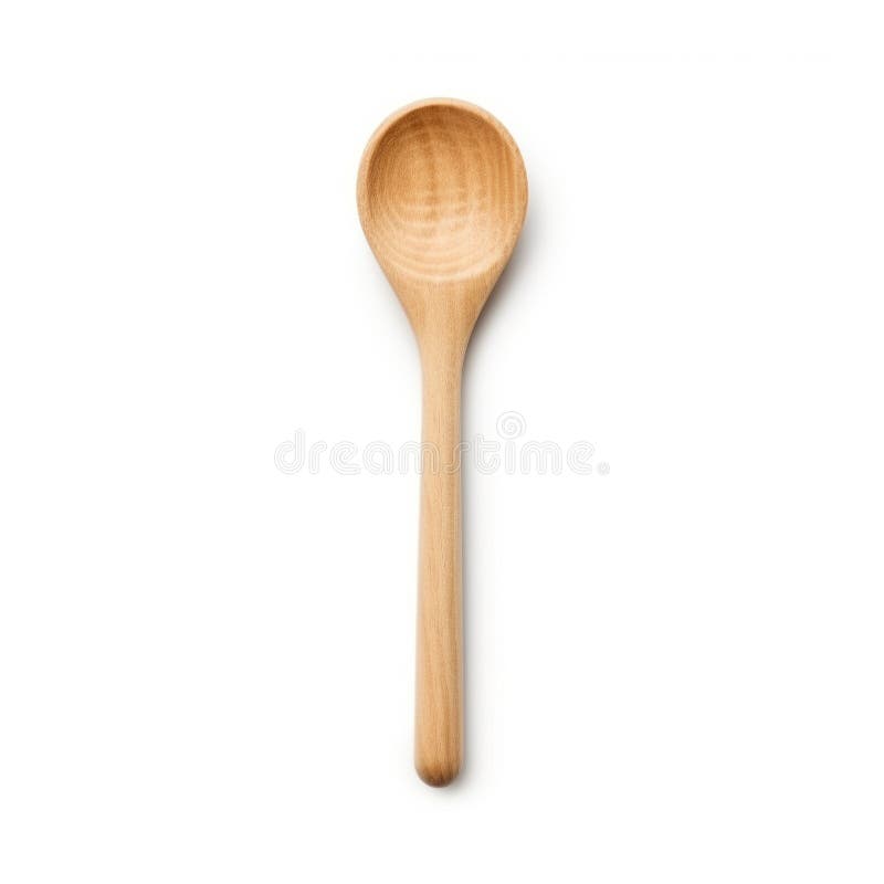Handcrafted Wooden Ladle with a Long and Sturdy Handle Stock Image ...