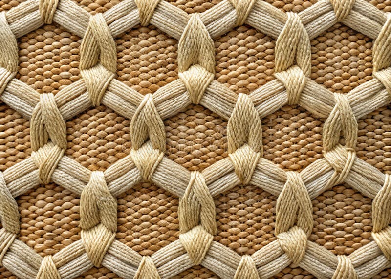 Handcrafted Woven Lattice Design Intricate Hexagonal Pattern Inspired ...