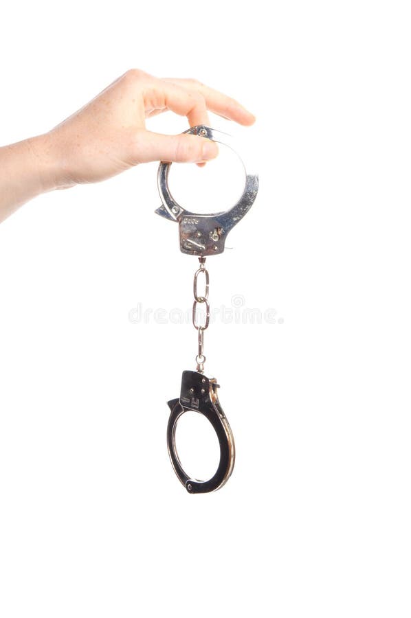 Handcuff stock photo. Image of metal, safety, brown, opened - 30418646