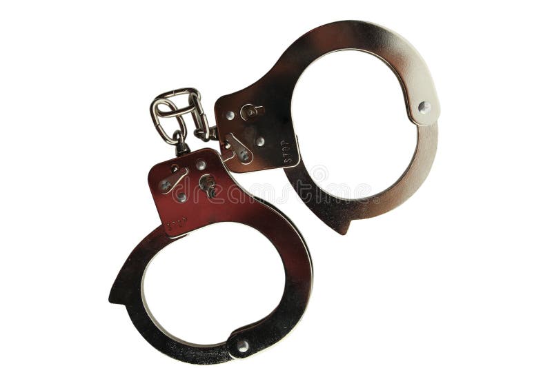 Sheriff Badge and Handcuffs Stock Photo - Image of equipment, crime ...