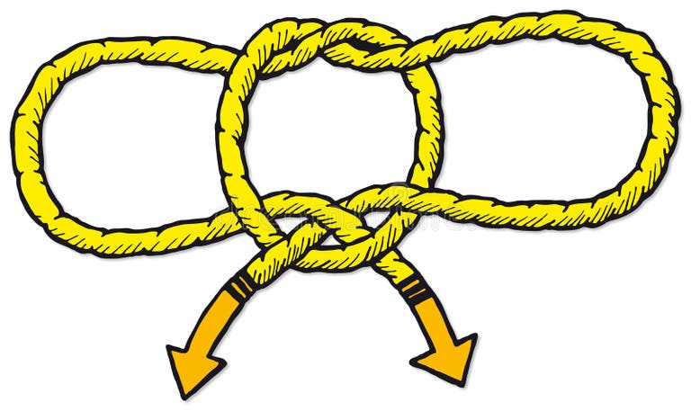 How To Tie Knot Stock Illustrations – 86 How To Tie Knot Stock ...