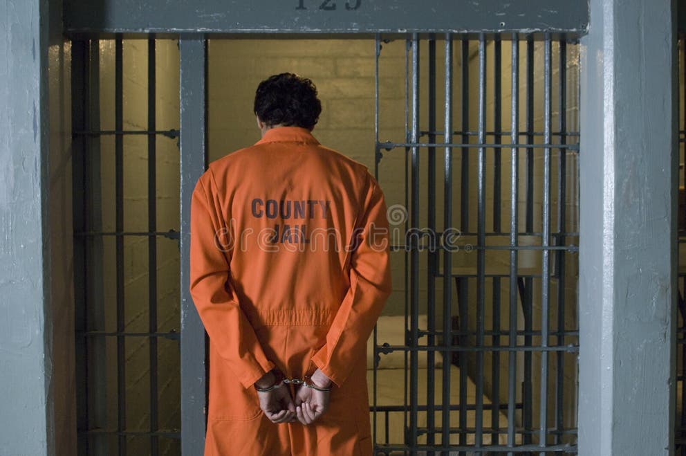 Handcuffed Prisoner in Jail Stock Photo - Image of custody, captive ...