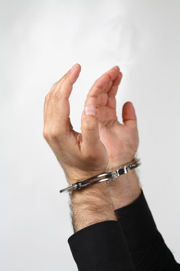 Handcuffs stock photo. Image of male, girl, safety, portrait - 20827190
