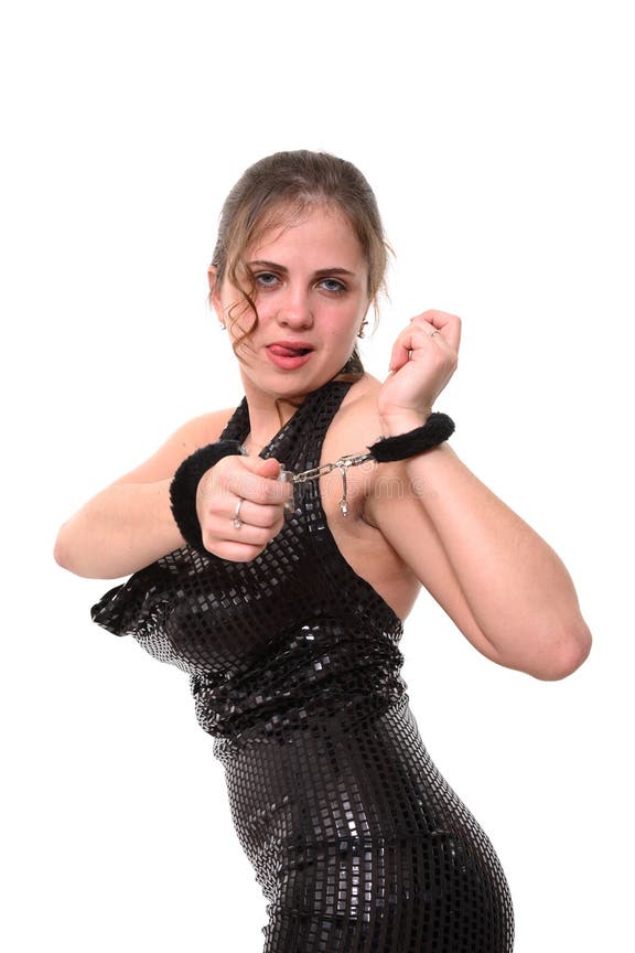 Handcuffs stock photo. Image of impertinent, lock, slender - 11871748