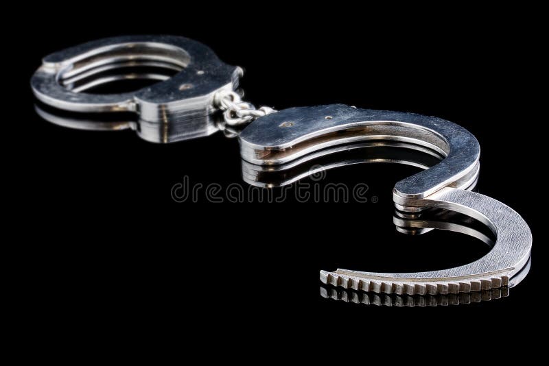 The Key of the House in Handcuffs, Isolated on White Background Stock ...