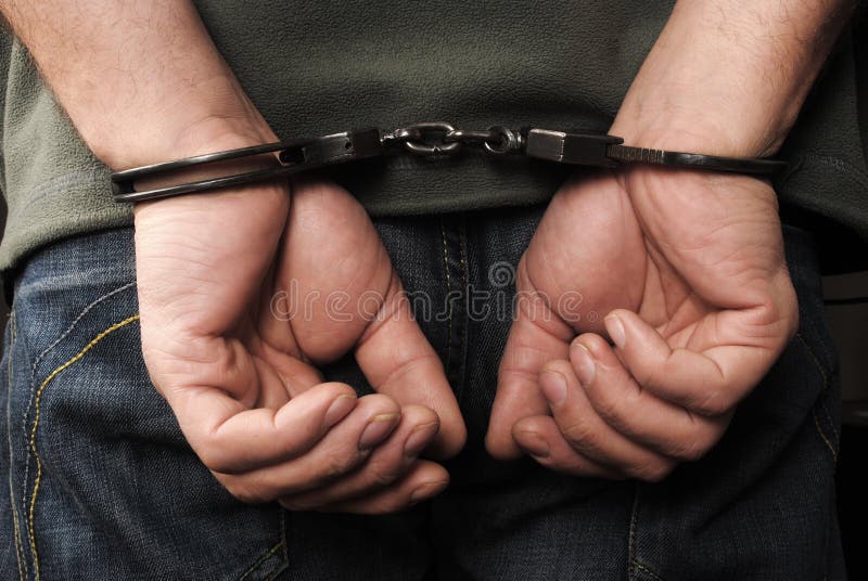 Handcuffs stock photo. Image of crime, jail, handcuff - 28016638