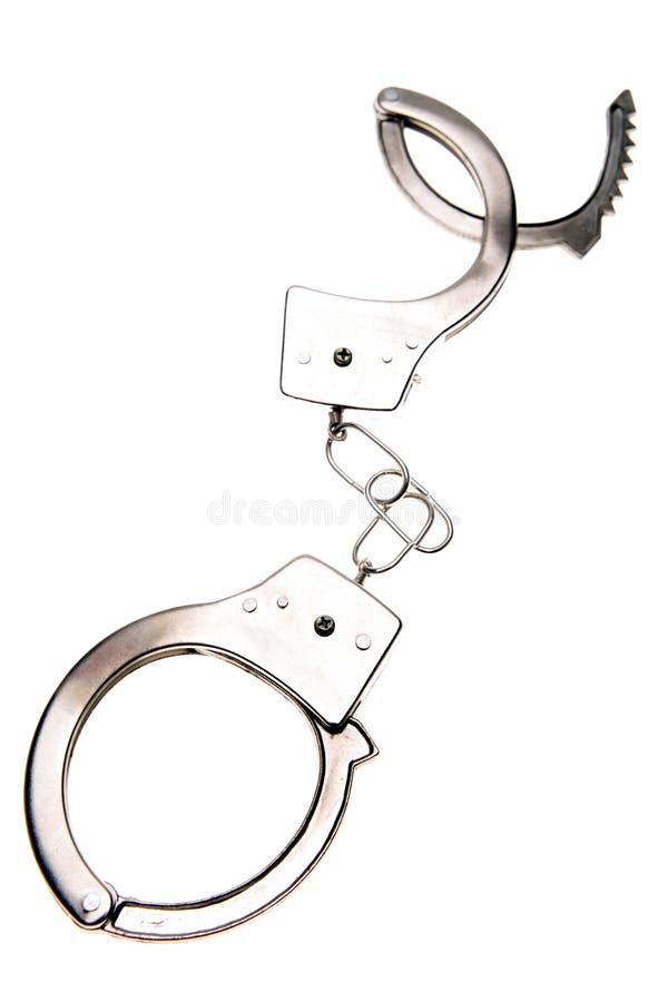 Handcuffs stock photo. Image of metal, isolated, police - 3946684