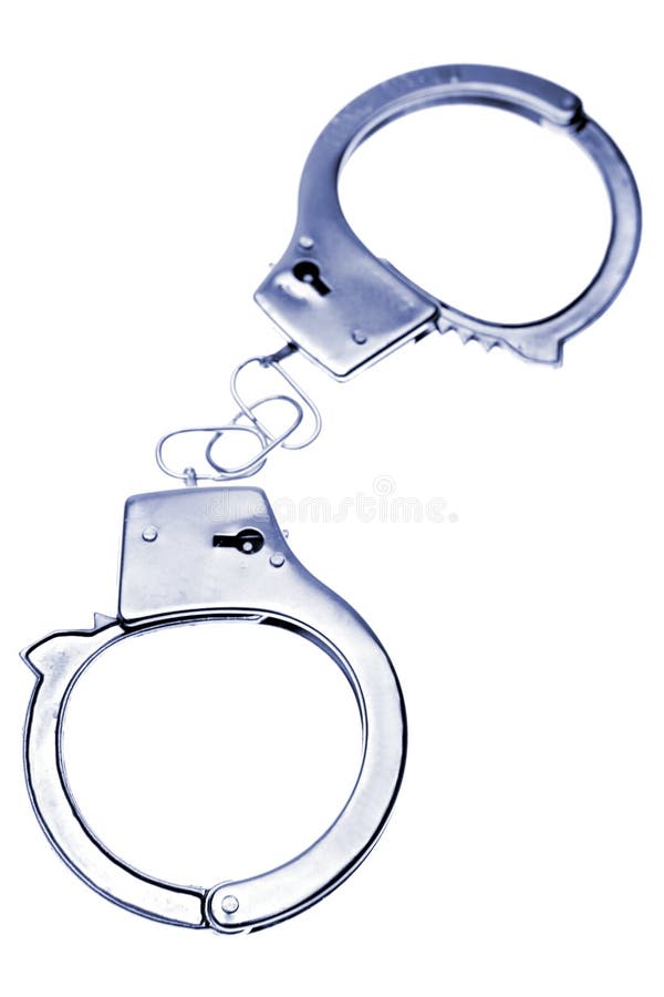 Handcuffs stock photo. Image of metal, isolated, police - 3946684