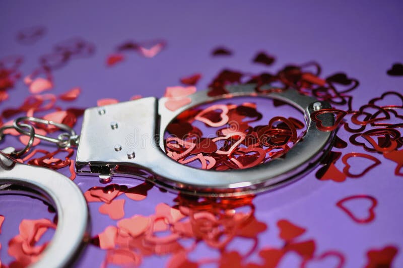 Handcuffs background stock image. Image of circle, blue - 334148669