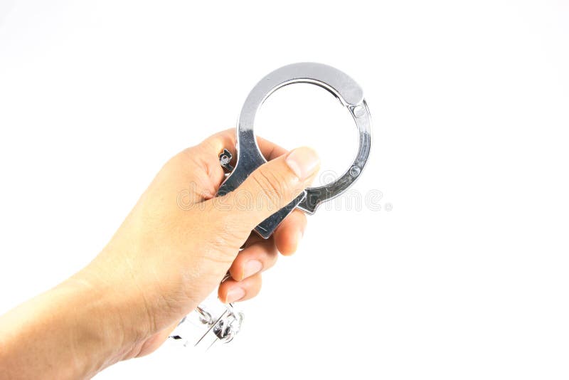 Handcuffs stock image. Image of security, police, chain - 47280267