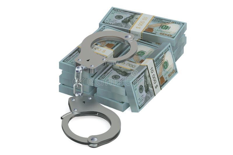 Dollars Handcuffs Stock Illustrations – 224 Dollars Handcuffs Stock ...