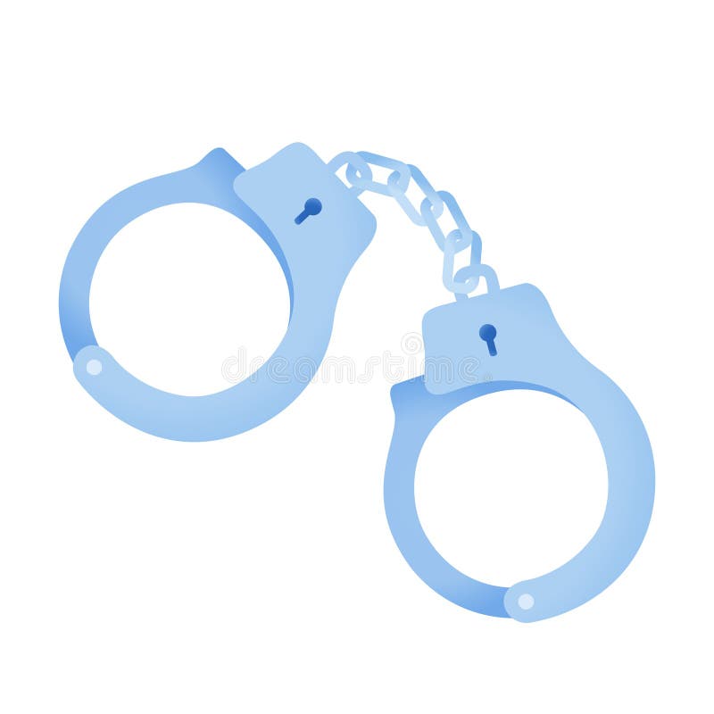 Handcuffs icon stock vector. Illustration of cuffs, handcuffs - 190642331