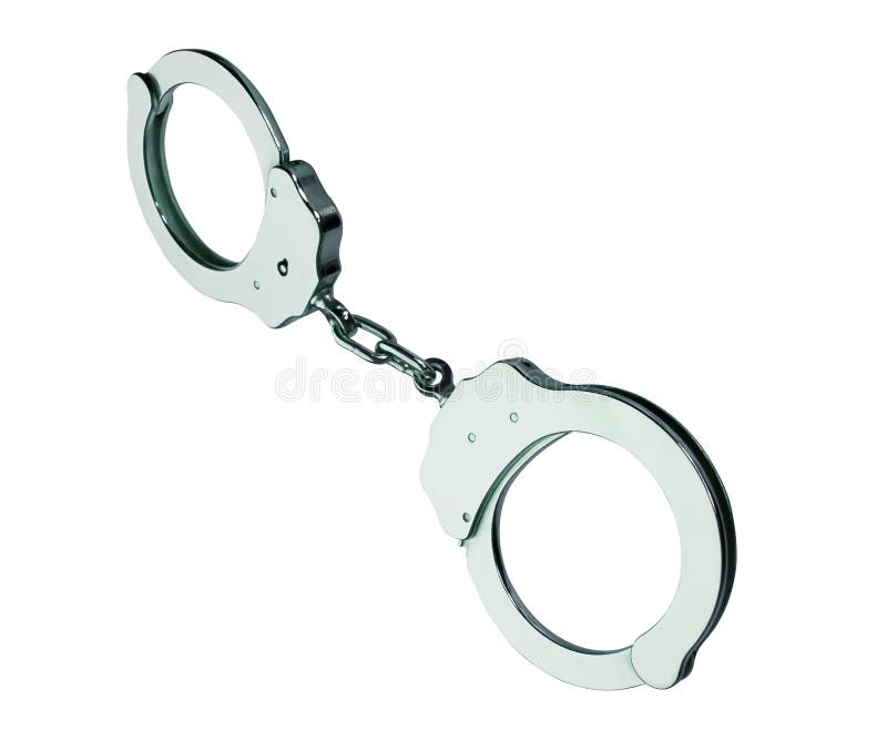 Manila Rope with Hand Cuffs Stock Photo - Image of metal, security ...