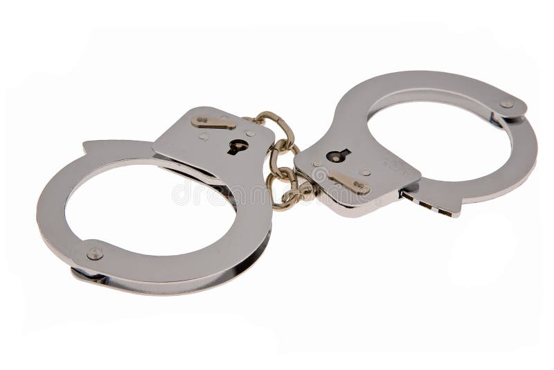Hand cuffs stock photo. Image of hand, toys, white, isolated - 15915314