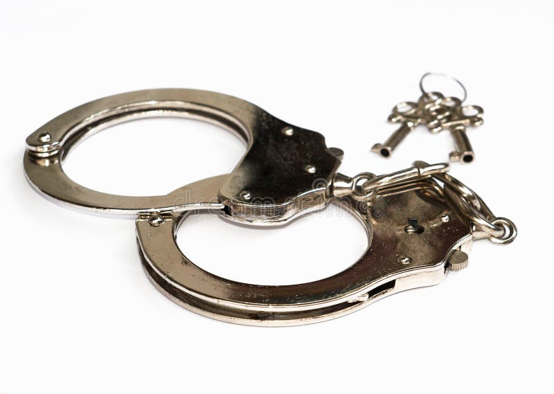 Handcuffs with Keys stock image. Image of lock, security - 3464331
