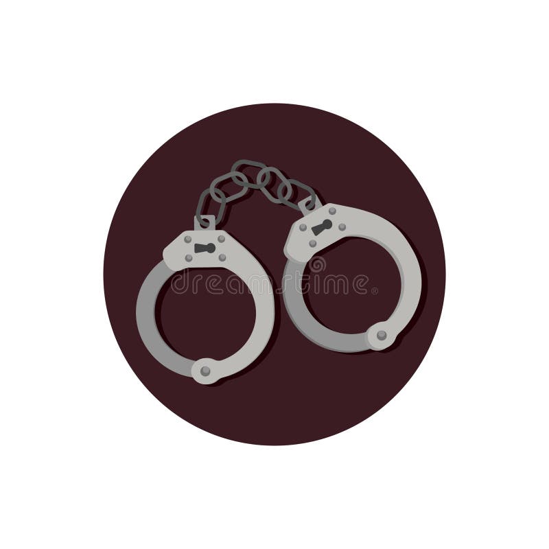 Handcuffs. Vector Illustration Decorative Design Stock Vector ...