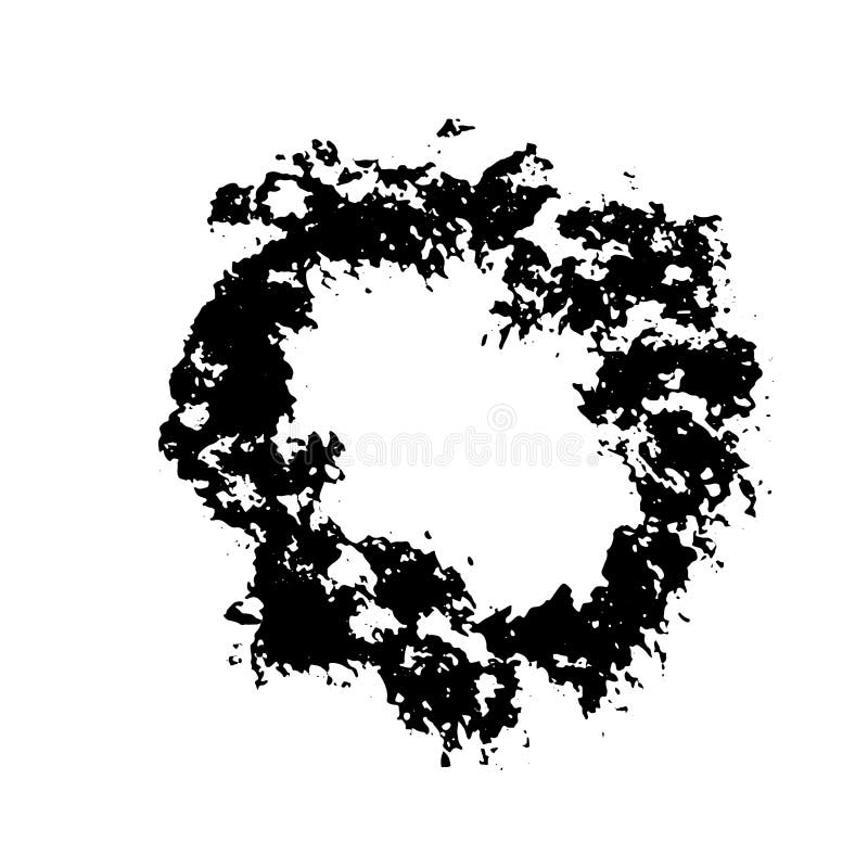 Handdrawn Grunge Dry Brush Frames. Modern Grunge Vector Illustration ...