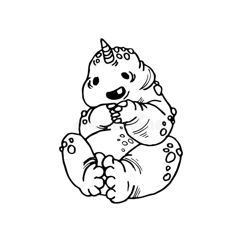 Handdrawn Magic Creature, Magic Animal Drawing Stock Vector ...