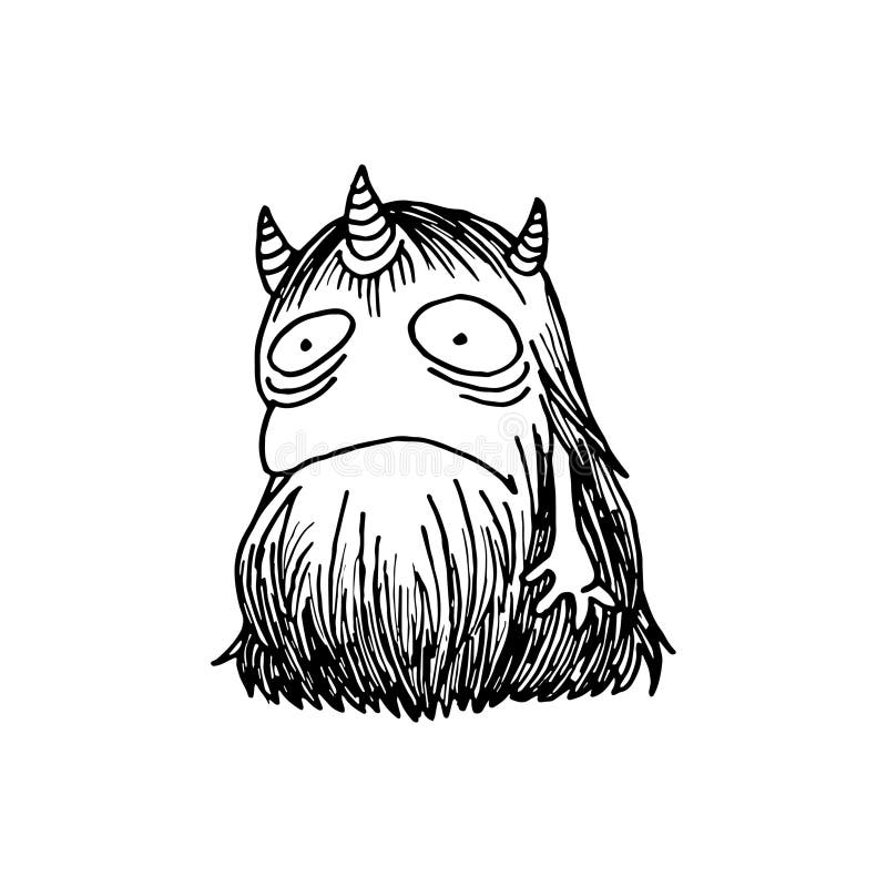 Handdrawn Magic Creature, Magic Animal Drawing Stock Vector ...