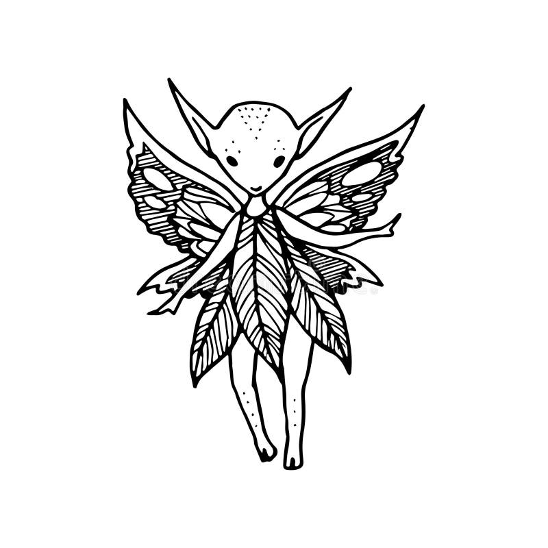 Handdrawn Magic Creature, Magic Animal Drawing Stock Vector ...