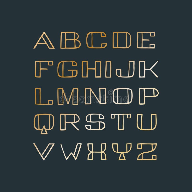 Square uppercase font stock vector. Illustration of geometric - 48877919 Square uppercase font stock vector. Illustration of geometric - 48877919