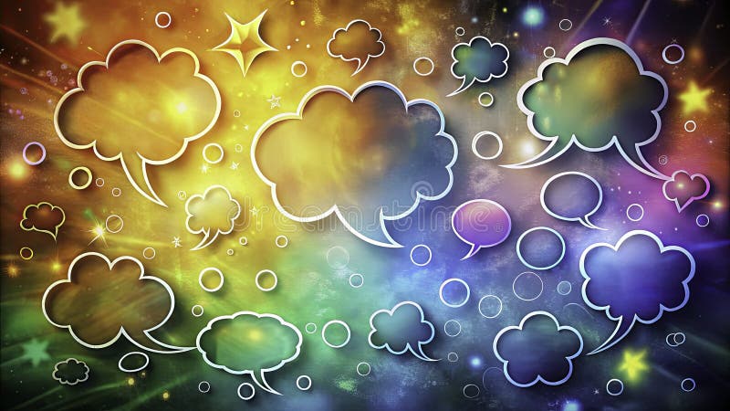 HandDrawn Speech and Thought Bubbles a Collection of Creative Visual ...