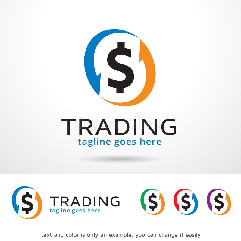 Handel Logo Template Design Vector Vektor Illustrationer - Illustration ...