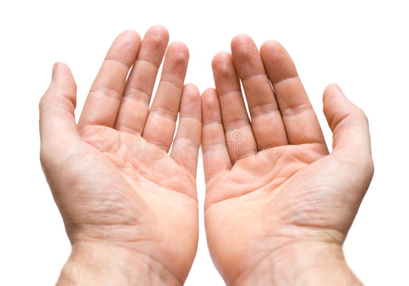 Open handen stock foto. Image of aantal, signaal, bericht - 7288644