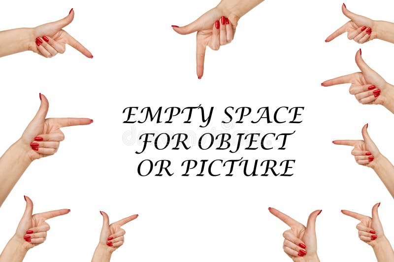 Handen Die Aan Centrum Richten Stock Afbeelding - Image of één ...