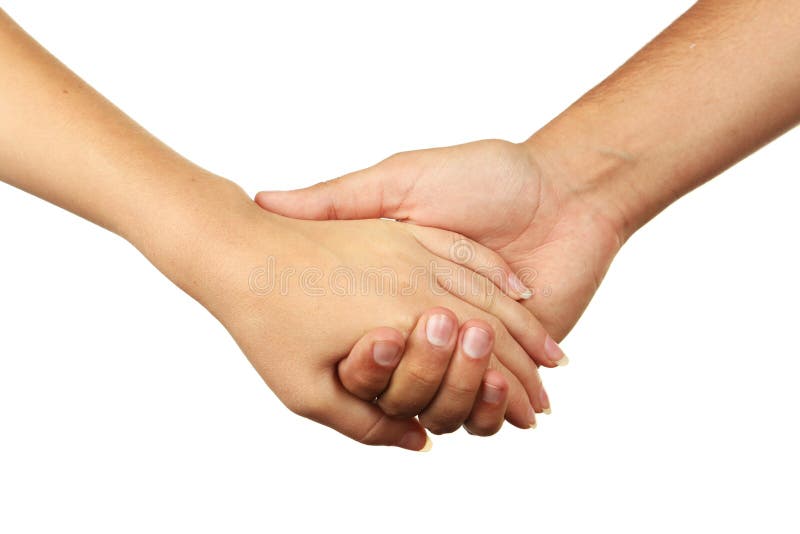 Handen Van Man En Vrouwen Het Samenhouden Stock Foto - Image of vinger ...