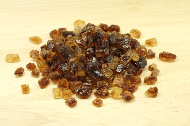A Handful of Caramel Sugar Crystals Stock Image - Image of natural ...